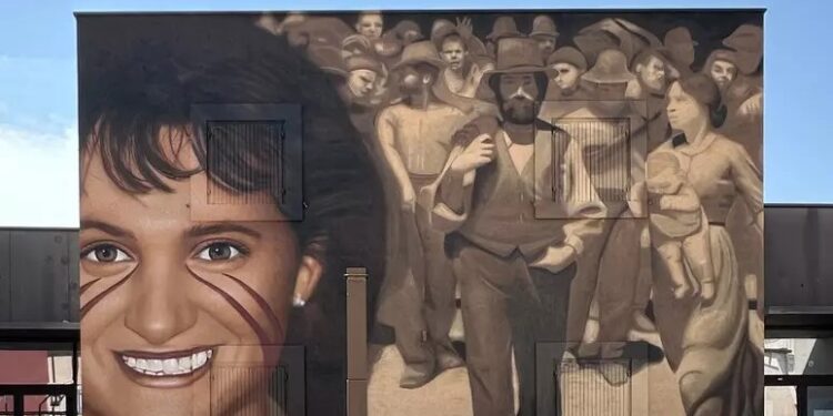 Andria, un murale di Jorit in memoria di Paola Clemente