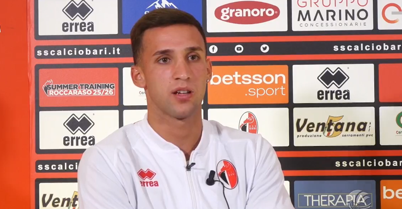 SSC Bari, Pagano: "Posso giocare da mezzala o da trequartista. Mi ...