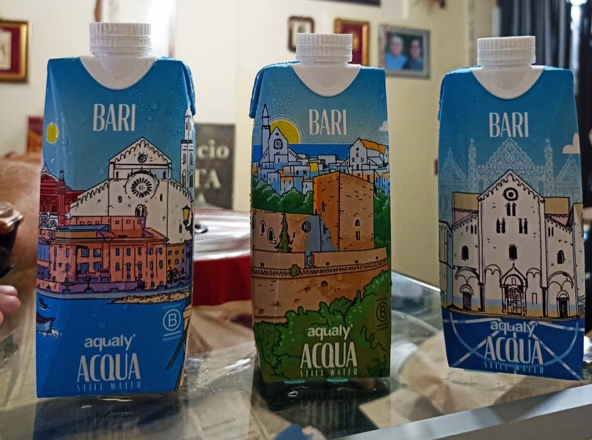 Bari sull'acqua: i monumenti della città sui brick personalizzati
